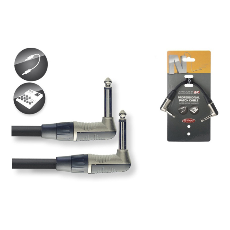 🥇 Cable Patch Stagg NPC010LR 10cm Doble ?ngulo Recto en Perú | Latin Music