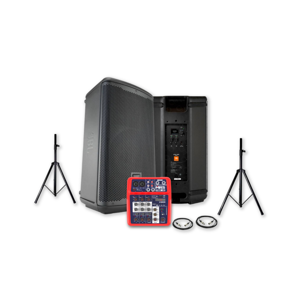 🥇 Pack JBL Eon 715 + MRS Studio 8FX ? Parlante, mezcladora y accesorios en Perú | Latin Music